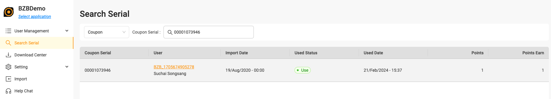 User Management – Buzzebees SDK Document
